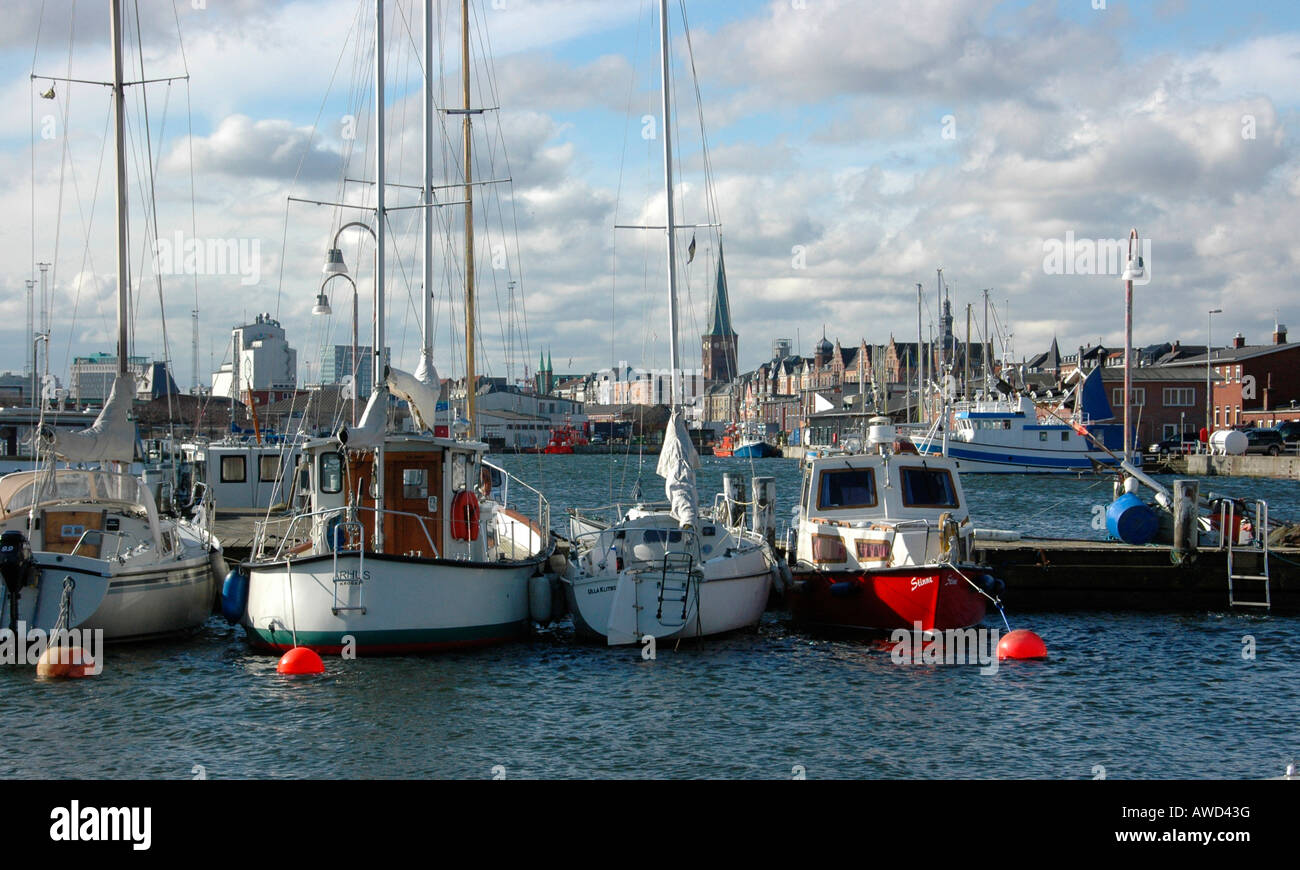 Harbour of Arhus, Arhus, Denmark, Europe Stock Photo - Alamy