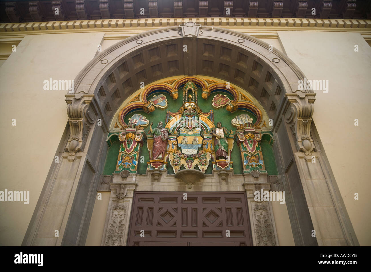 Public Library Santa Barbara, California, USA Stock Photo - Alamy