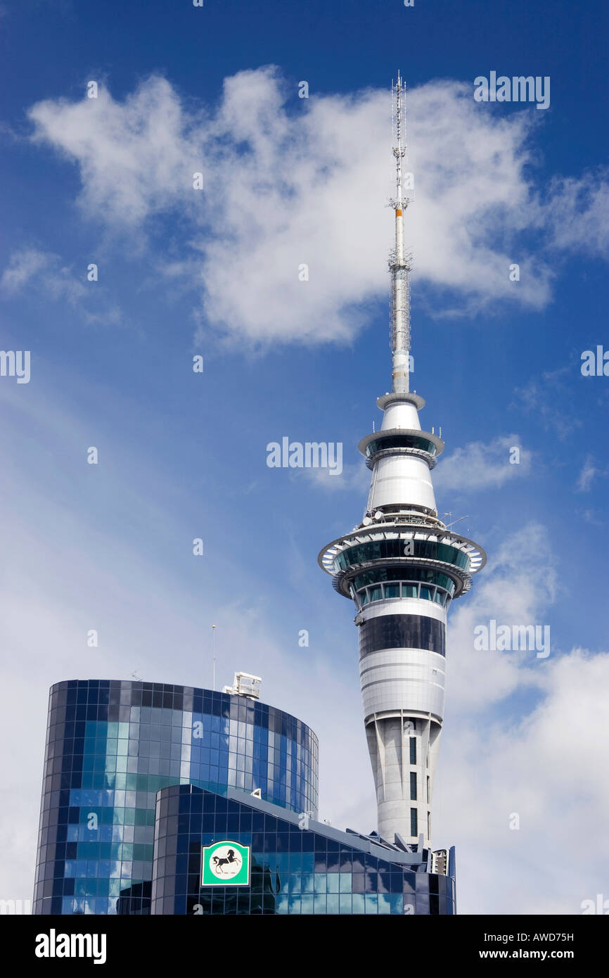 New zealand auckland sky tower platform hi-res stock photography and ...