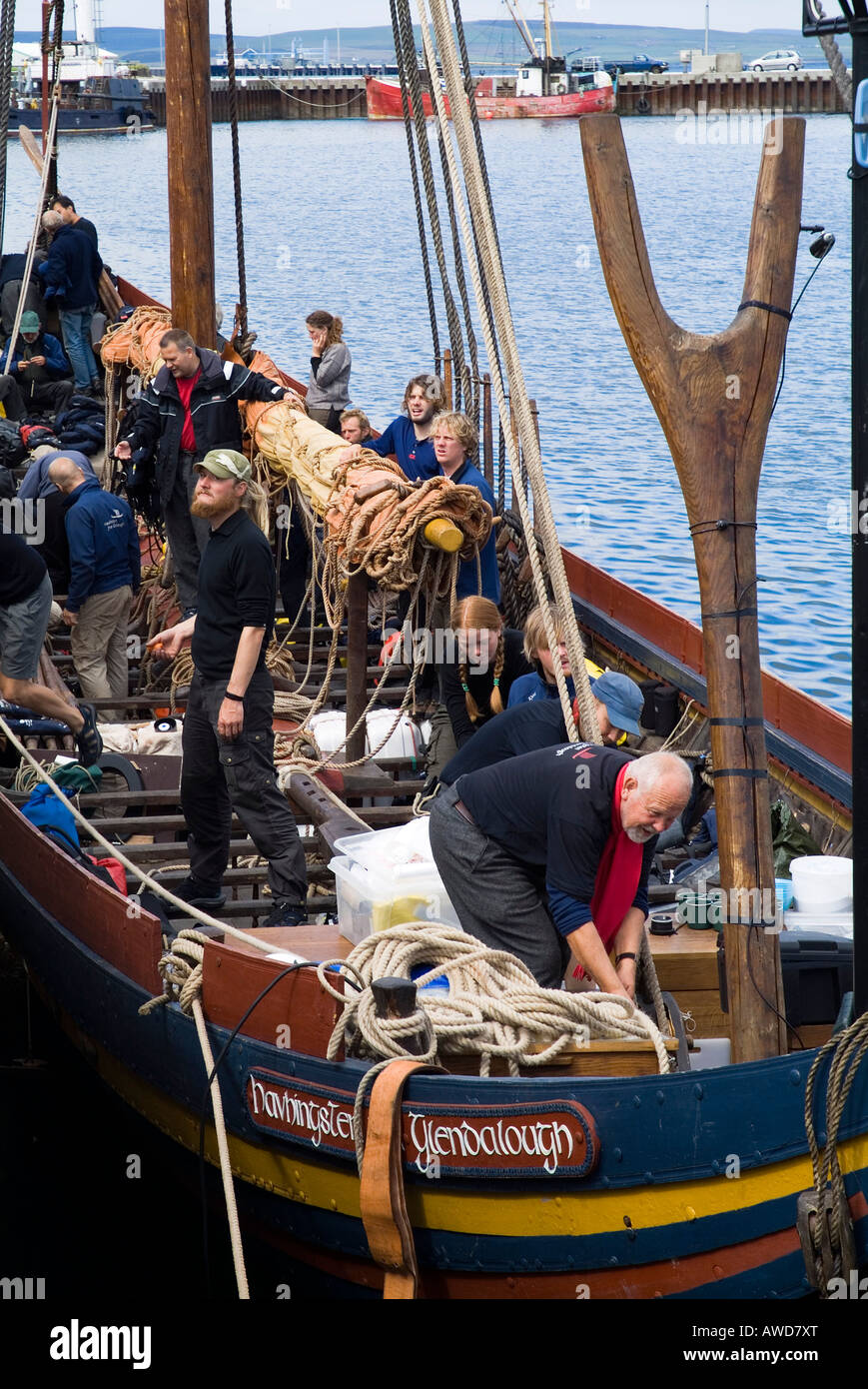 dh Sea Stallion KIRKWALL ORKNEY Sailors main sail Havhingsten fra ...