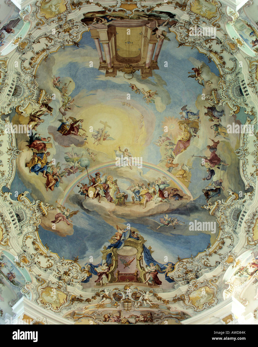 Wieskirche fresko hi-res stock photography and images - Alamy
