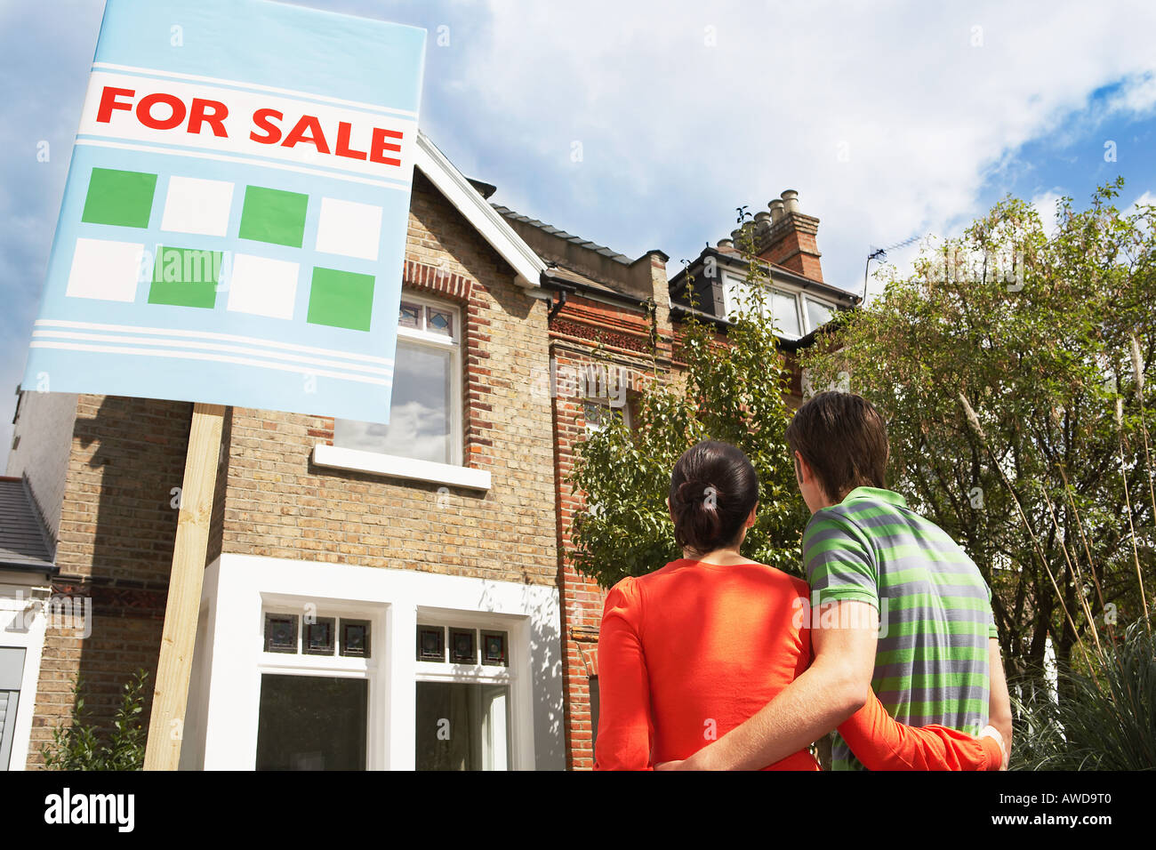 Couple Buying Home Together Stock Photo - Alamy