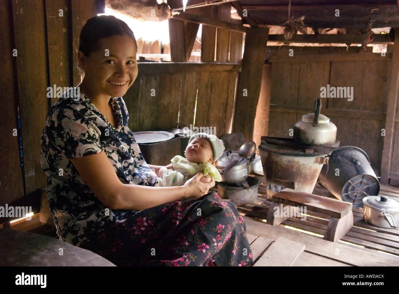 Burmese babies hi-res stock photography and images - Alamy