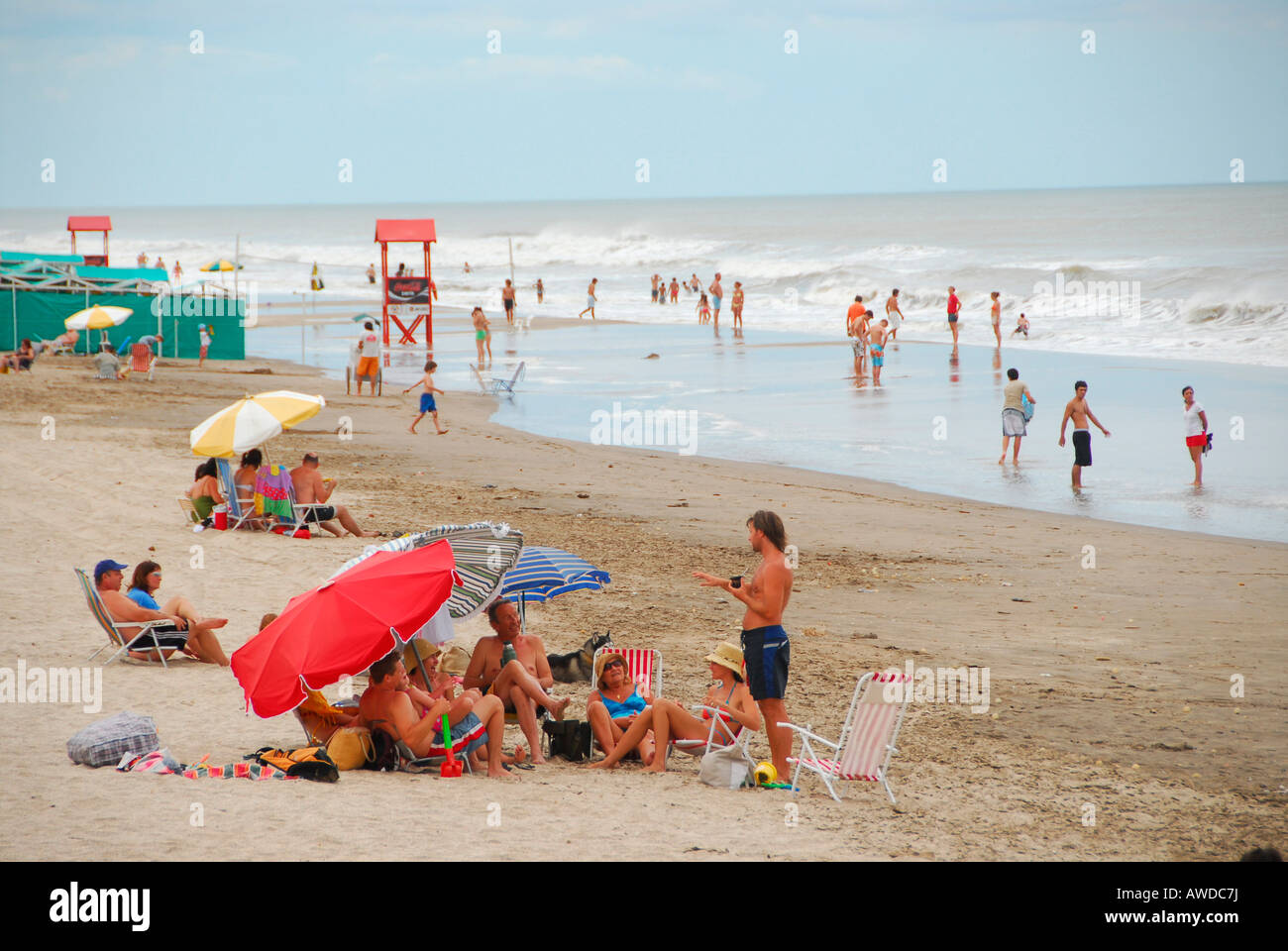 Beach at Pinamar, Buenos Aires province, Argentina Stock Photo - Alamy