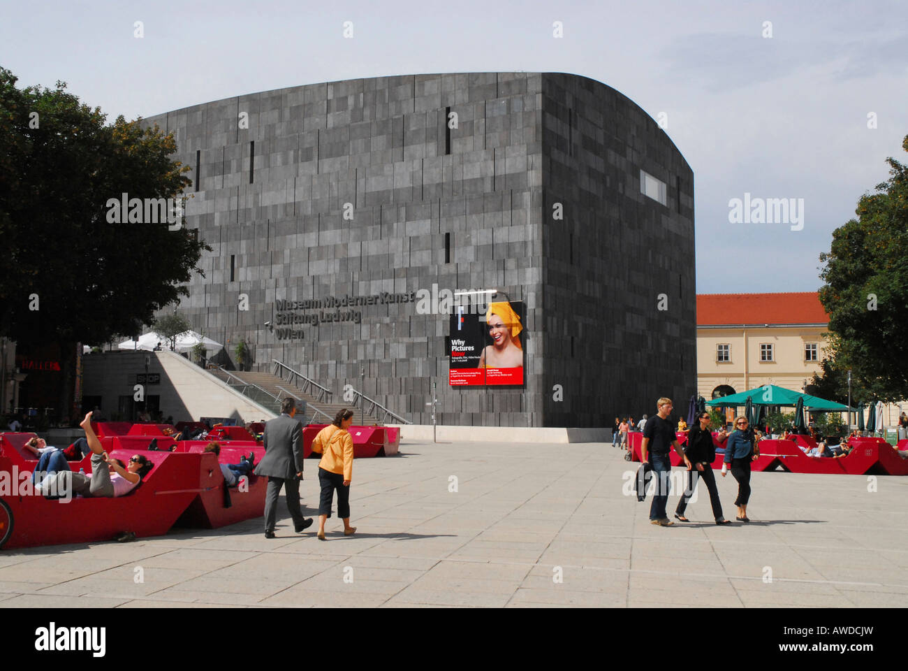 Museum quarter, Vienna, Austria, Europe Stock Photo - Alamy