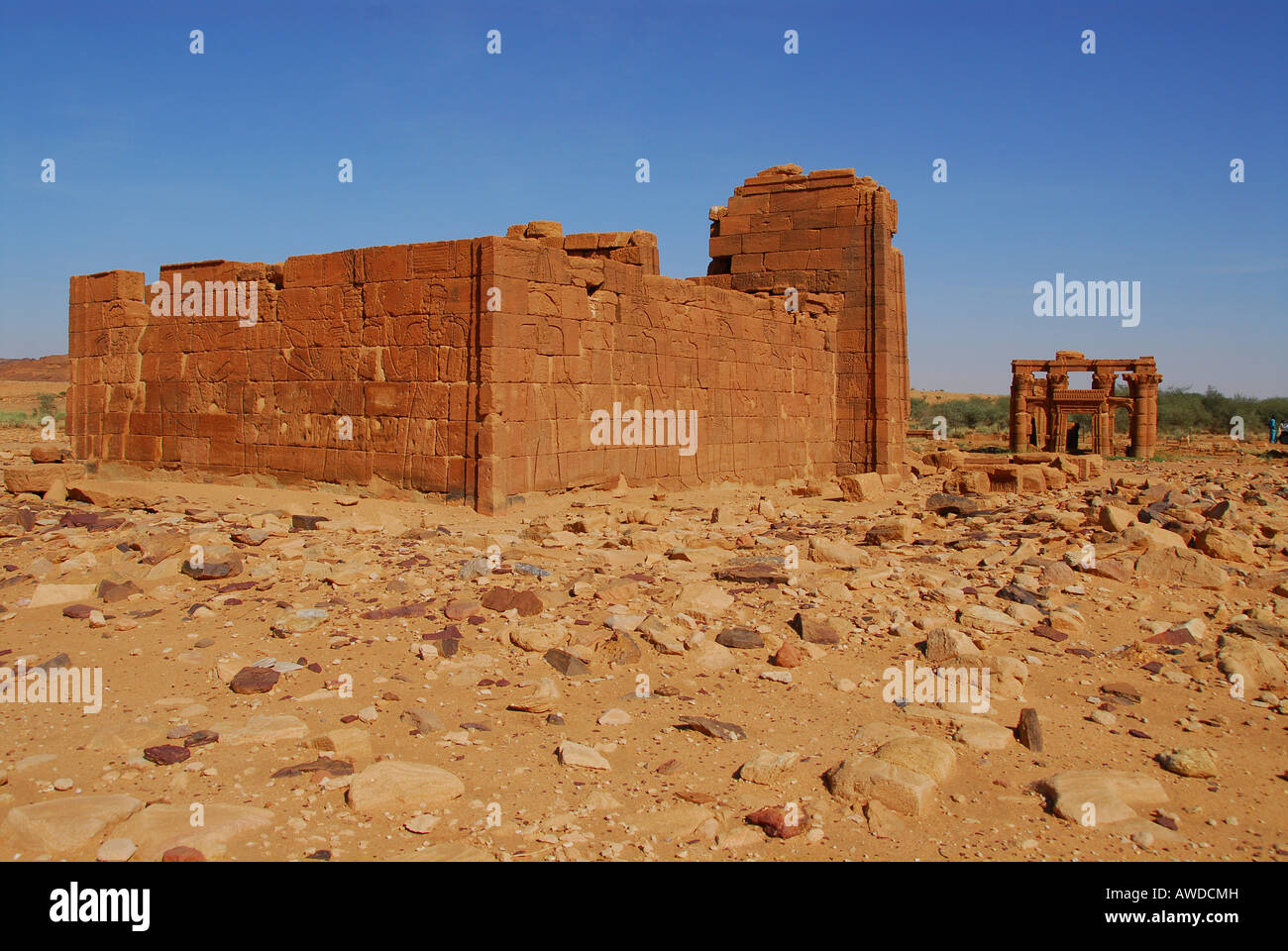 Lion Temple, Naga, Sudan, Africa Stock Photo - Alamy
