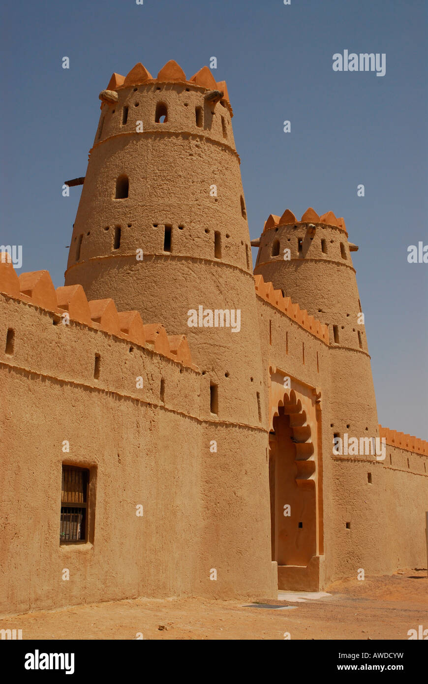 Old fortress in Al Ain, Abu Dhabi, United Arab Emirates, Asia Stock ...