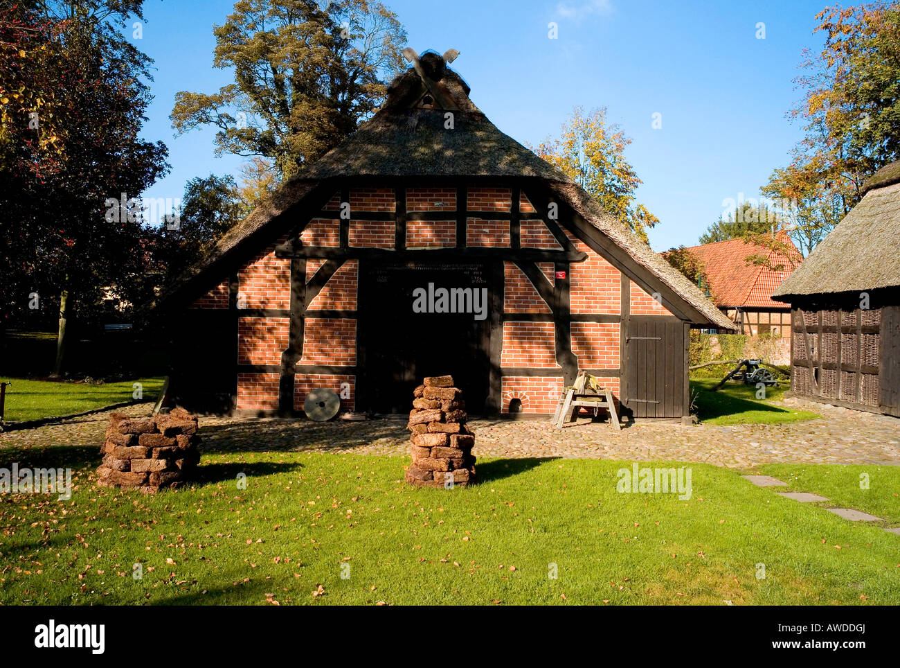 Open air museum Osterholz-Scharmbeck, Lower Saxony, Germany Stock Photo ...