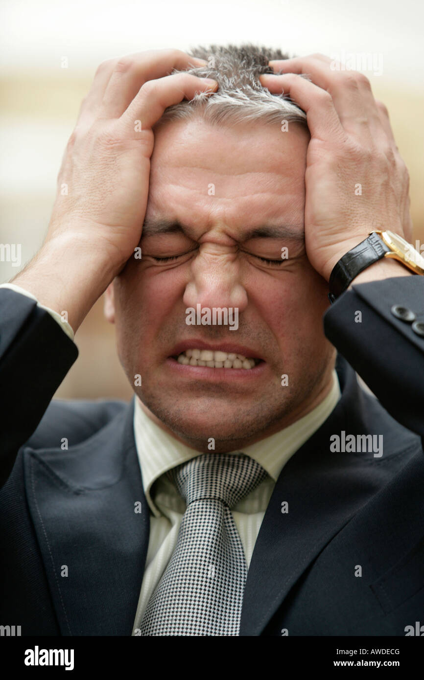 Angry guy making face hi-res stock photography and images - Alamy