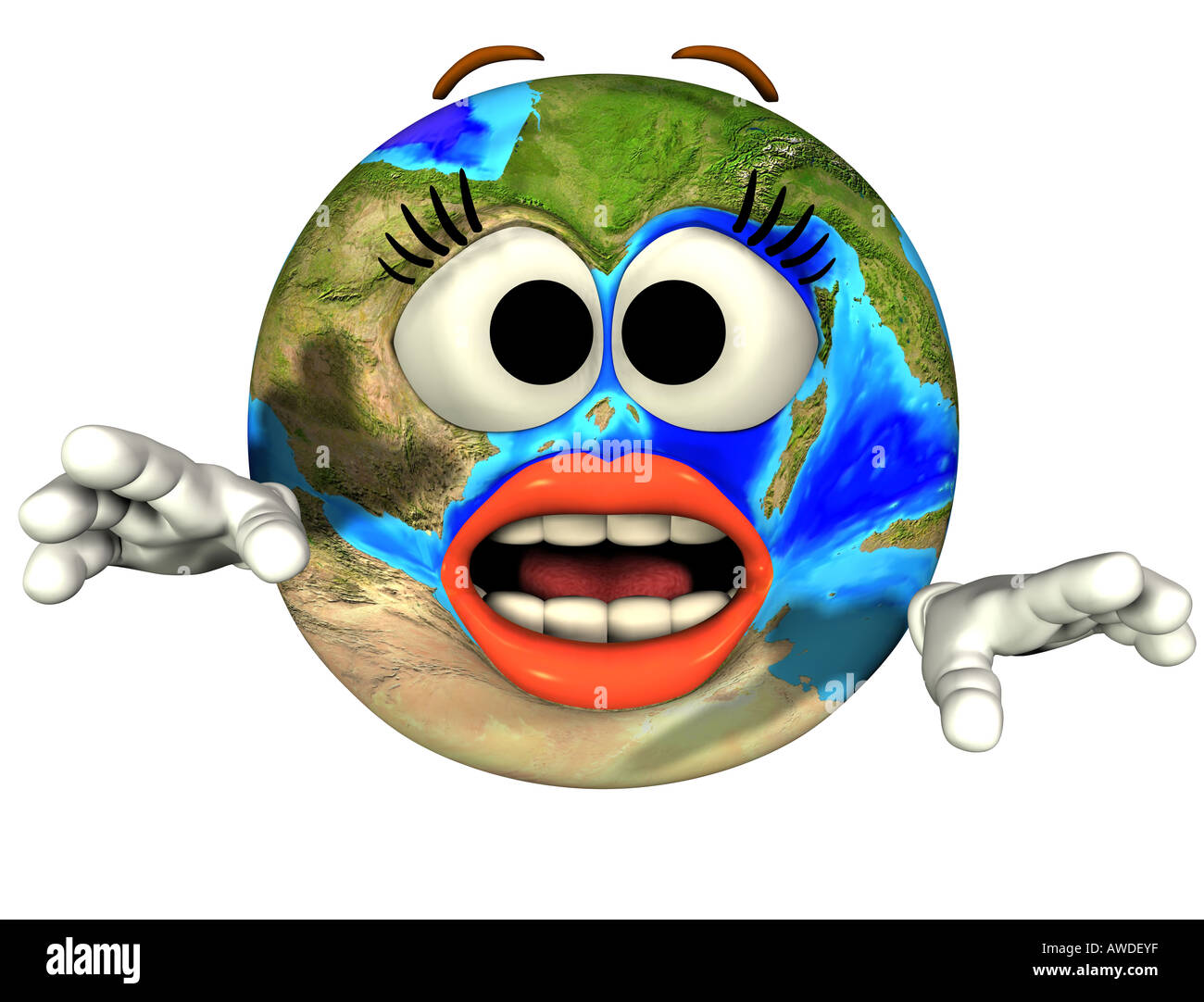 Planet erde cartoon hi-res stock photography and images - Alamy