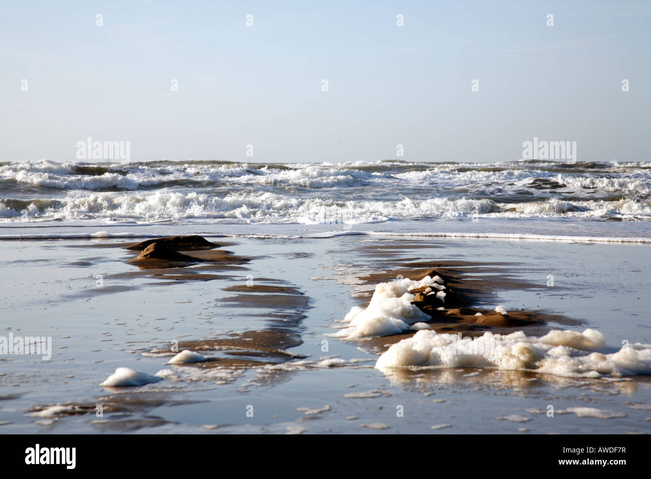 Seascape of Northsea, the Netherlands, Europe Stock Photo - Alamy