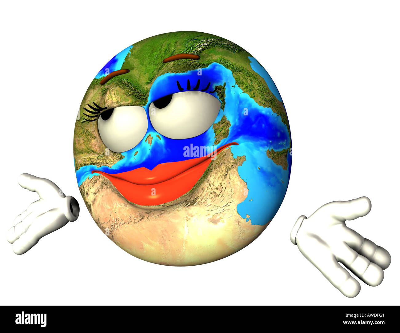 Globus welt cartoon hi-res stock photography and images - Alamy