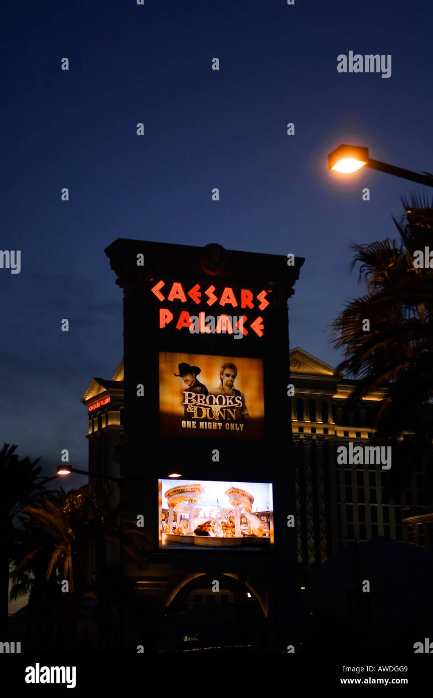 Caesars palace sign board hi-res stock photography and images - Alamy
