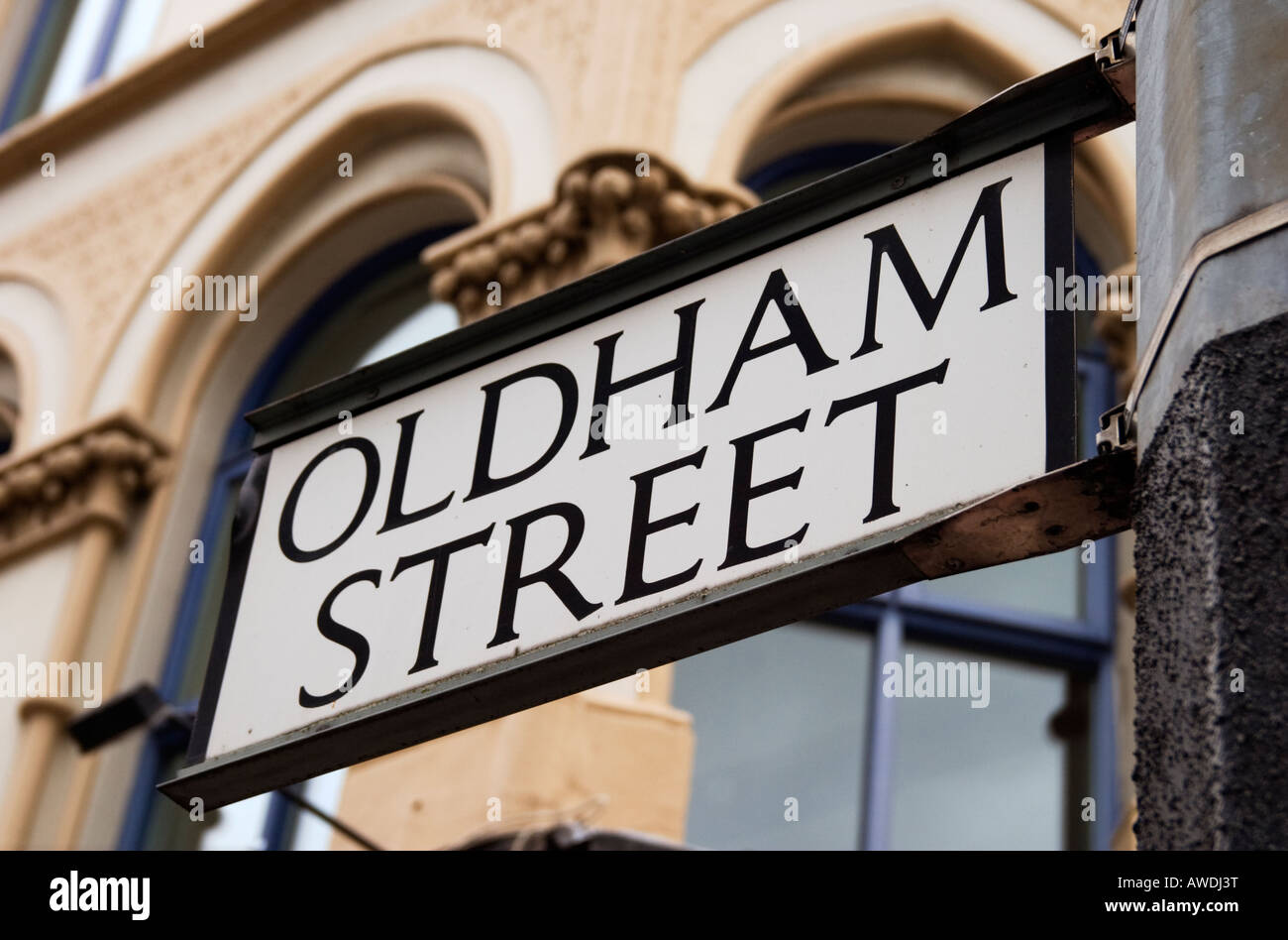 Sign For Oldham Street, Manchester Stock Photo - Alamy