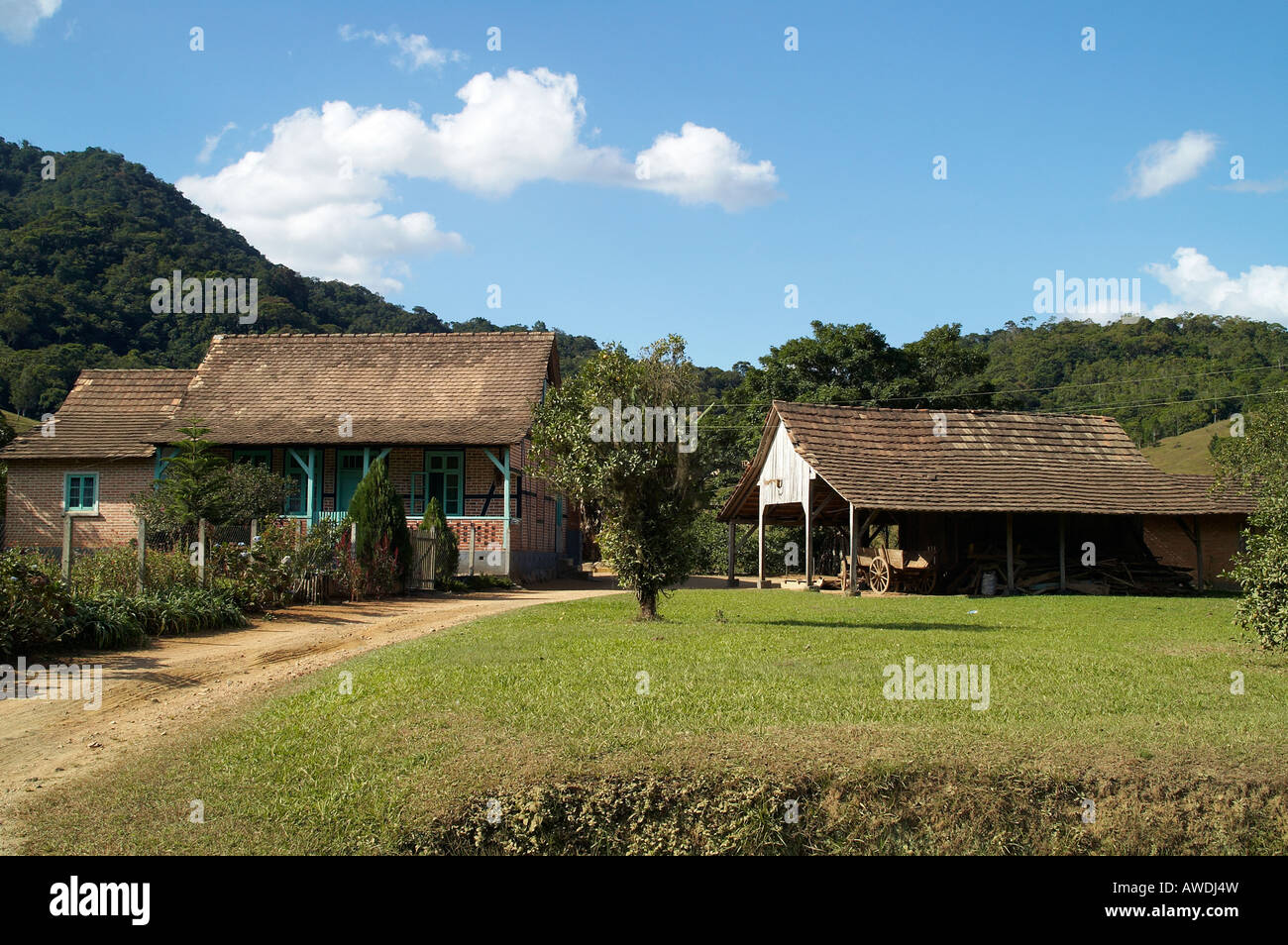 Half timbered farmhouse Stock Photo - Alamy