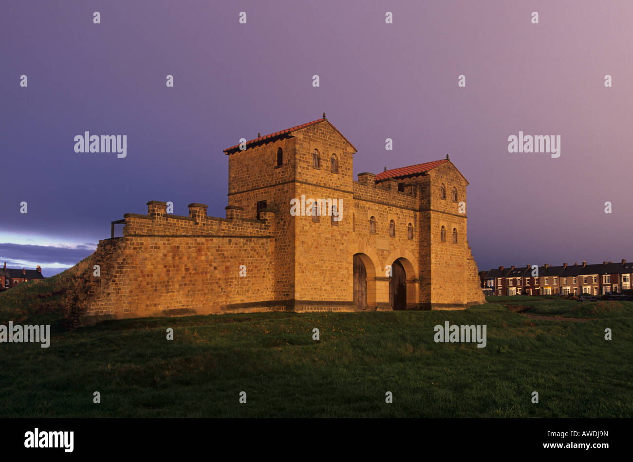 Arbeia Roman Fort in South Shields, Tyne and Wear Stock Photo - Alamy