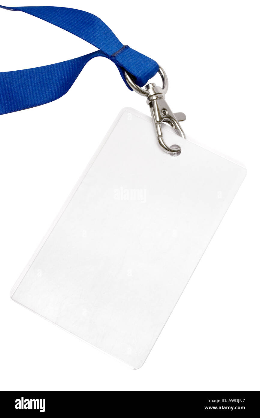 Blank Backstage Pass Stock Photo - Alamy
