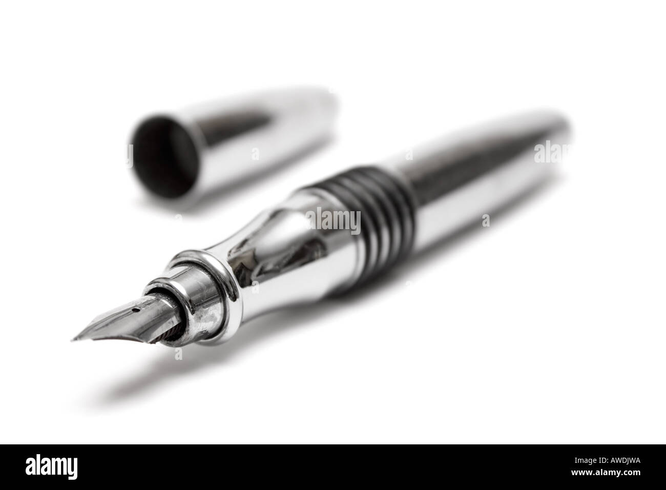 Fountain pen script Cut Out Stock Images & Pictures - Alamy