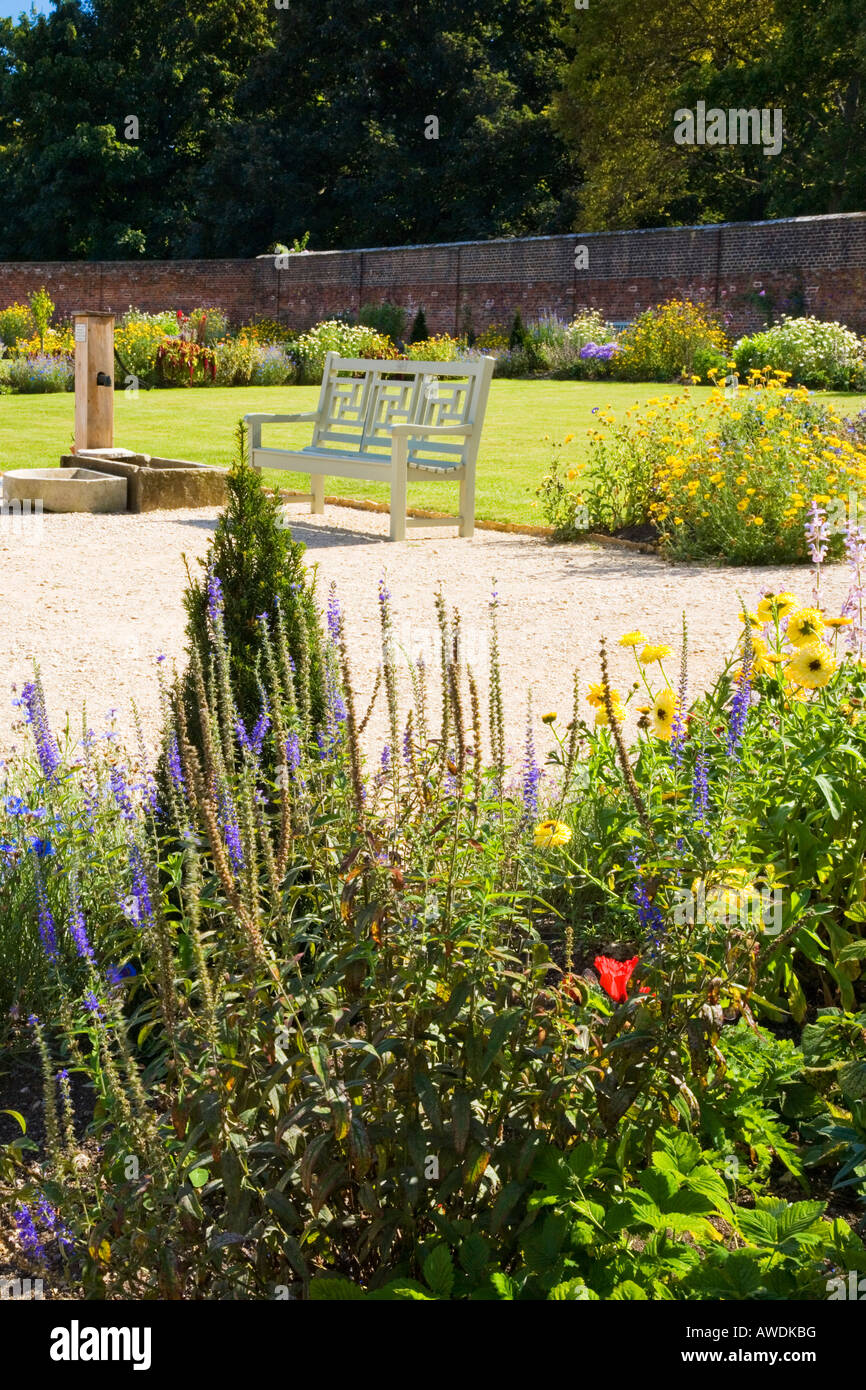 Walled Garden at Lydiard Park, Swindon, Wiltshire, England, UK Stock ...
