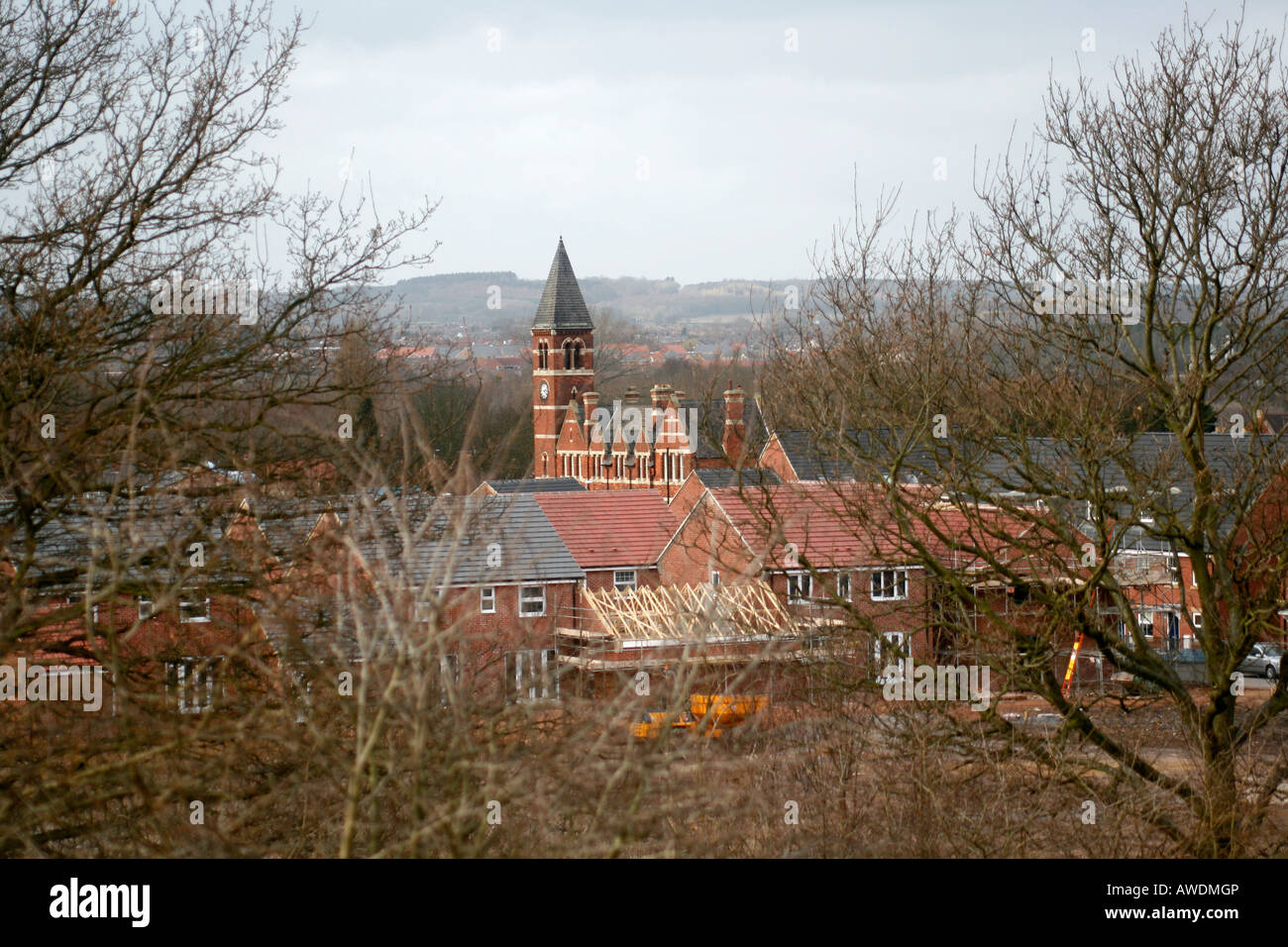 The building with the tower is the Pit office at Bestwood the remnants ...