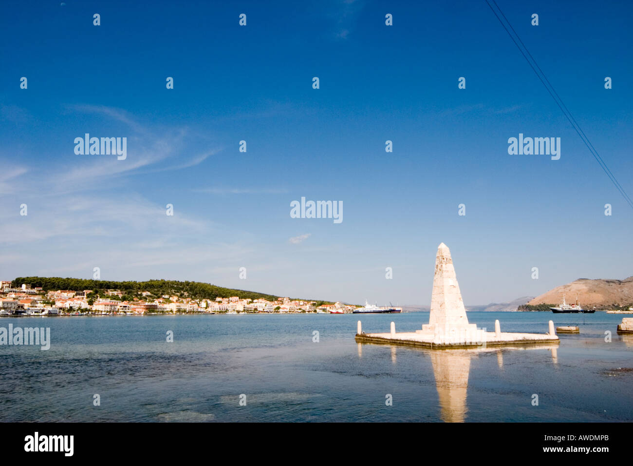 Drapano bridge argostoli kefalonia hi-res stock photography and images ...