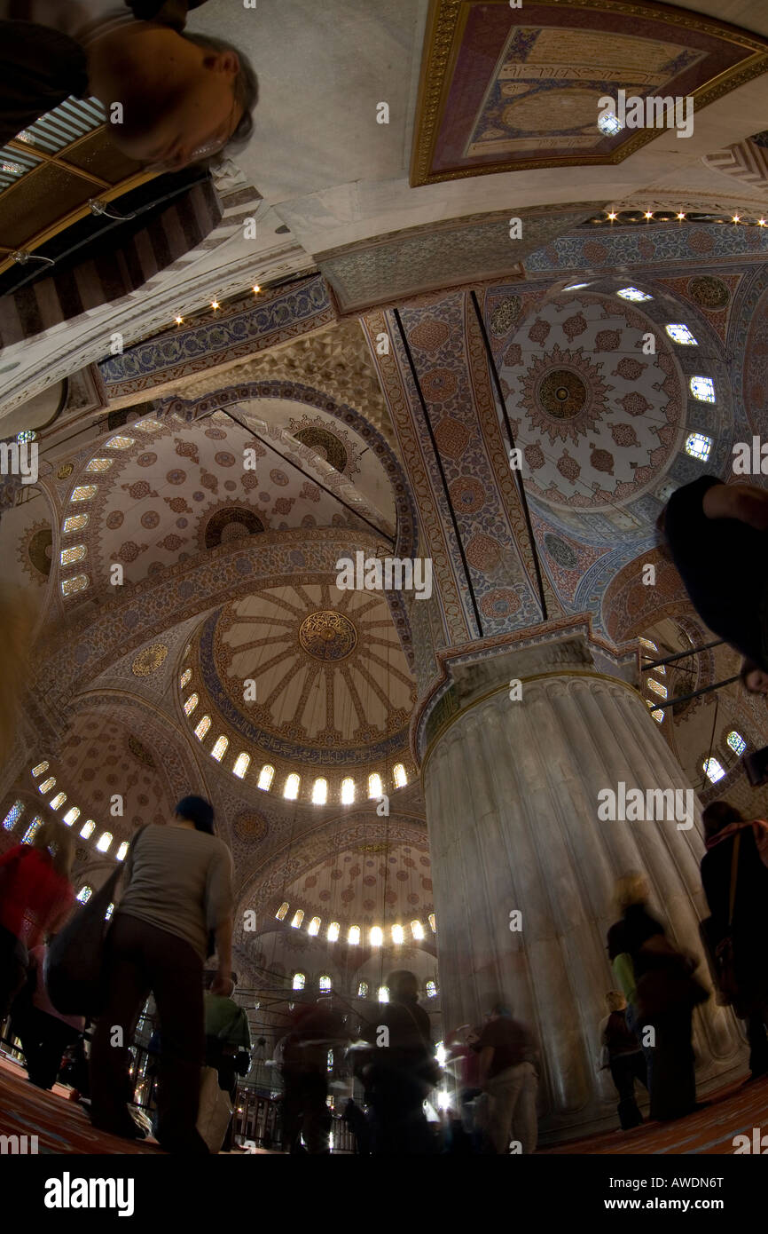 Interior of Blue Mosque, Istanbul, Turkey Moschee Stock Photo - Alamy
