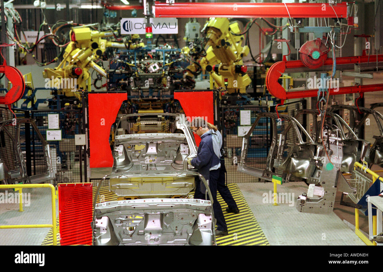 Opel-manufacturing of the Astra Classic model, Gliwice, Poland Stock ...