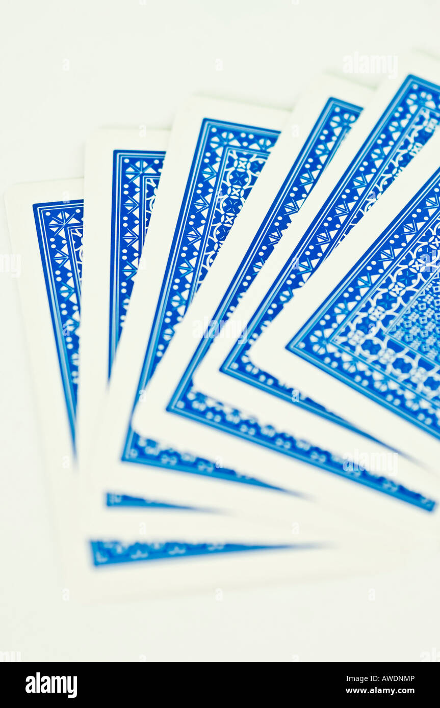Playing cards back hi-res stock photography and images - Alamy