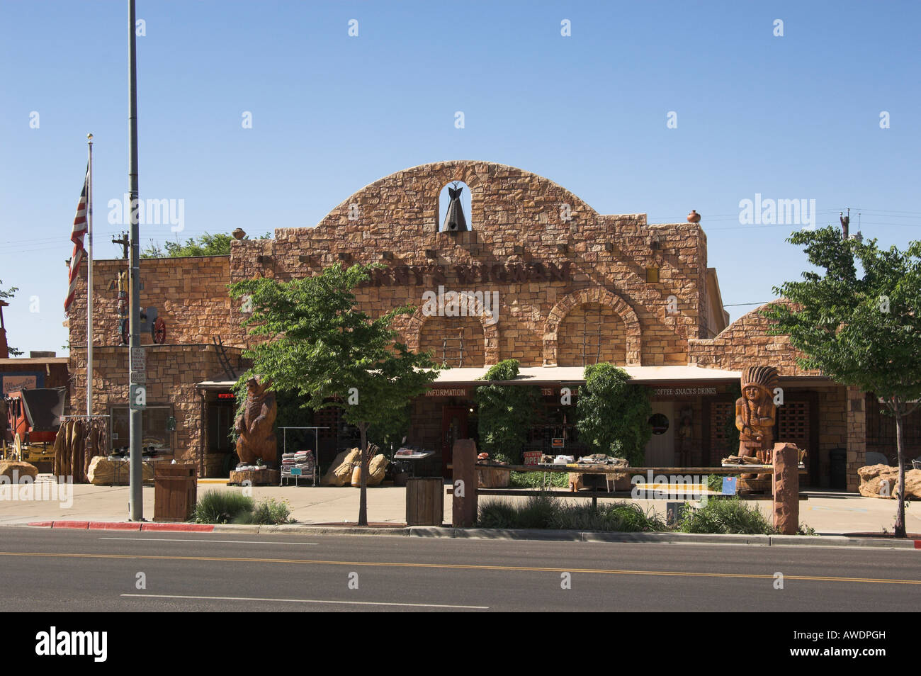 Trading Post, Kanab, Utah Stock Photo - Alamy
