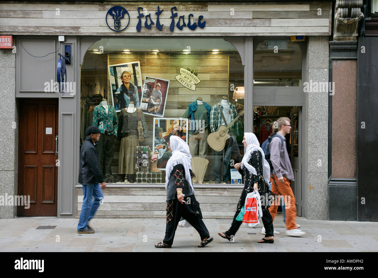 fat face shop Stock Photo - Alamy
