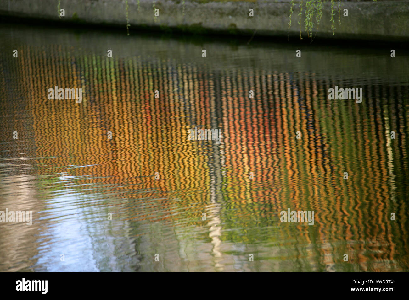 Reflections in Water, Regents Canal, London Stock Photo - Alamy