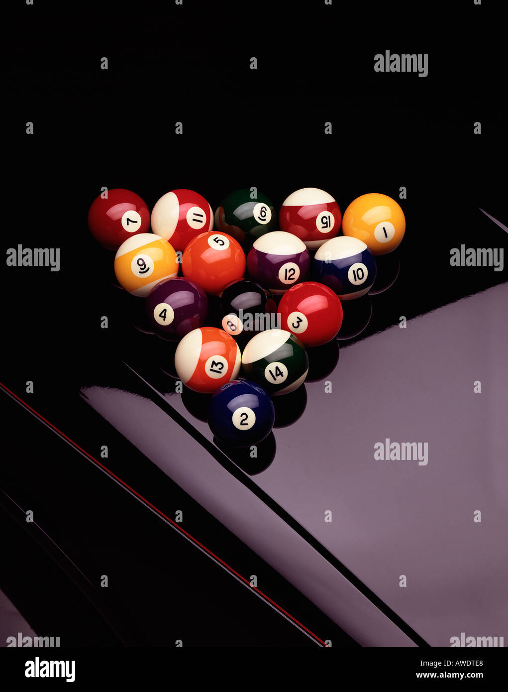 billiard balls pool ball color colorful colourful assortment on metal ...