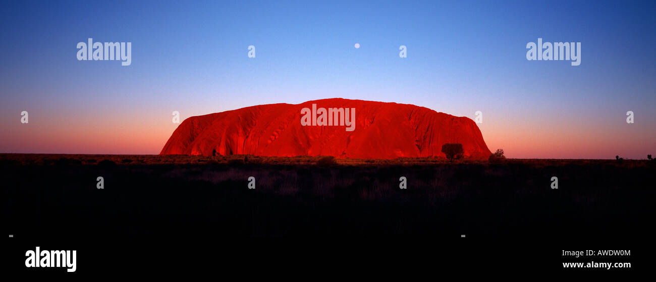 Uluru at sunset Australia Stock Photo - Alamy