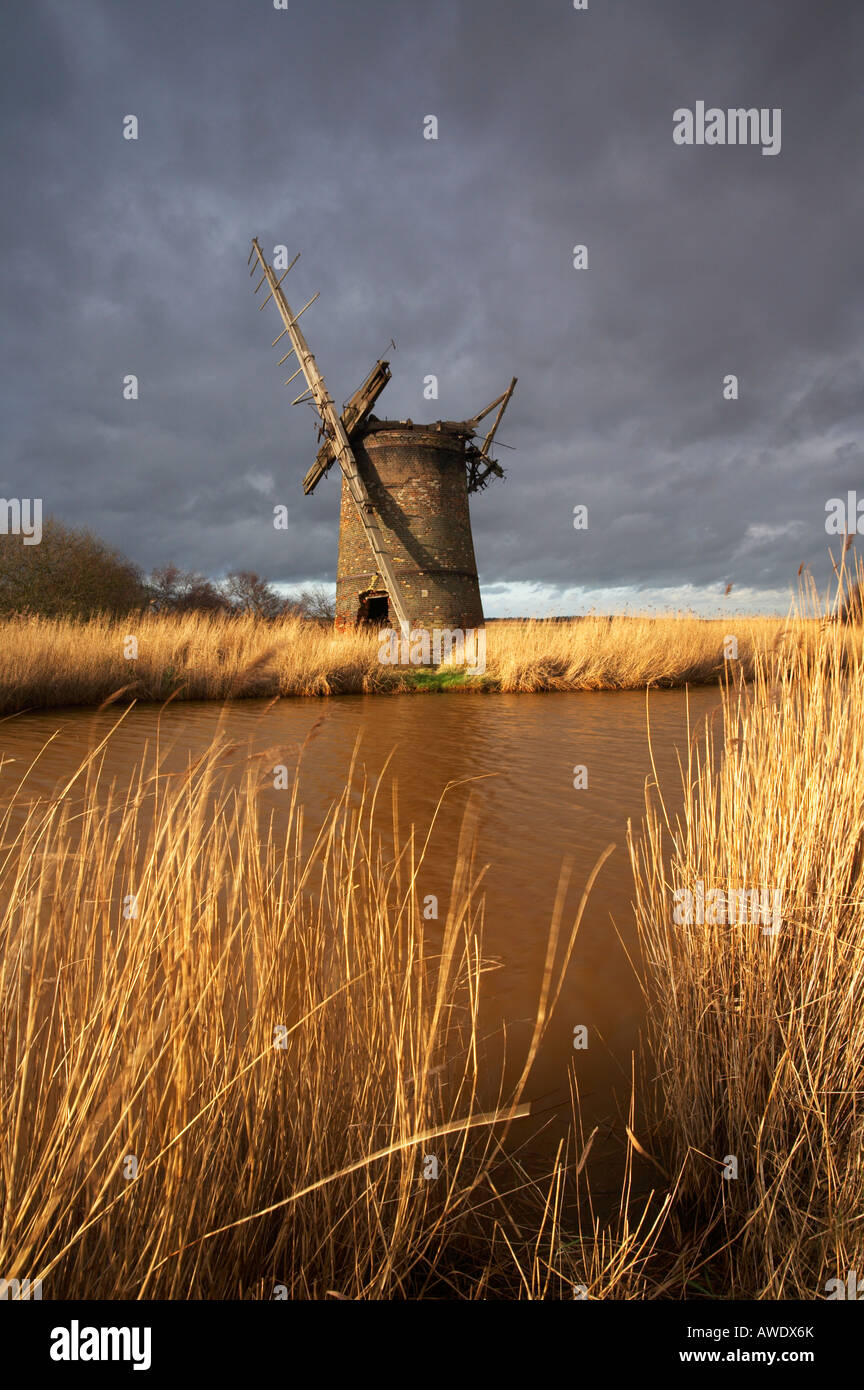 The remains of Brograve Drainage Mill / Windmill on the Horsey Estate ...