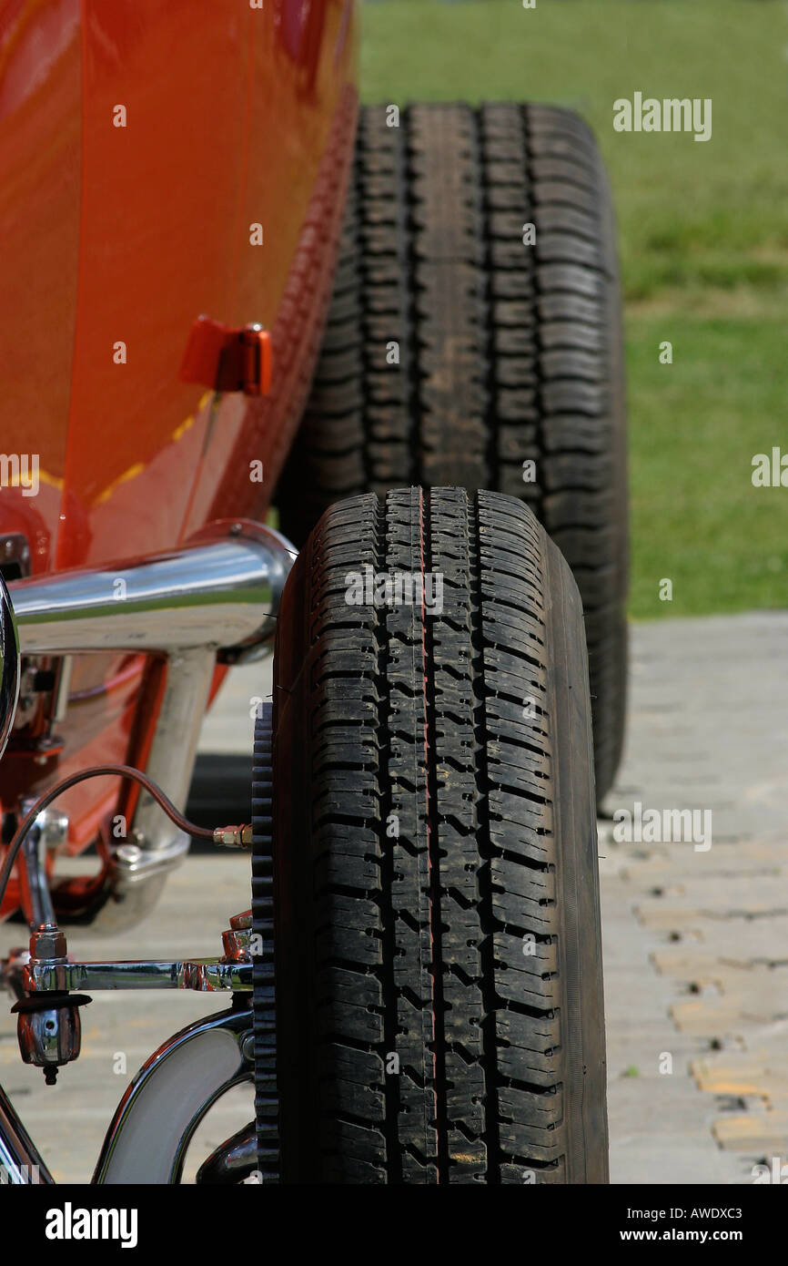 1930 Ford Model A Coupe wheels at Goodwood Festival of Speed, Sussex ...