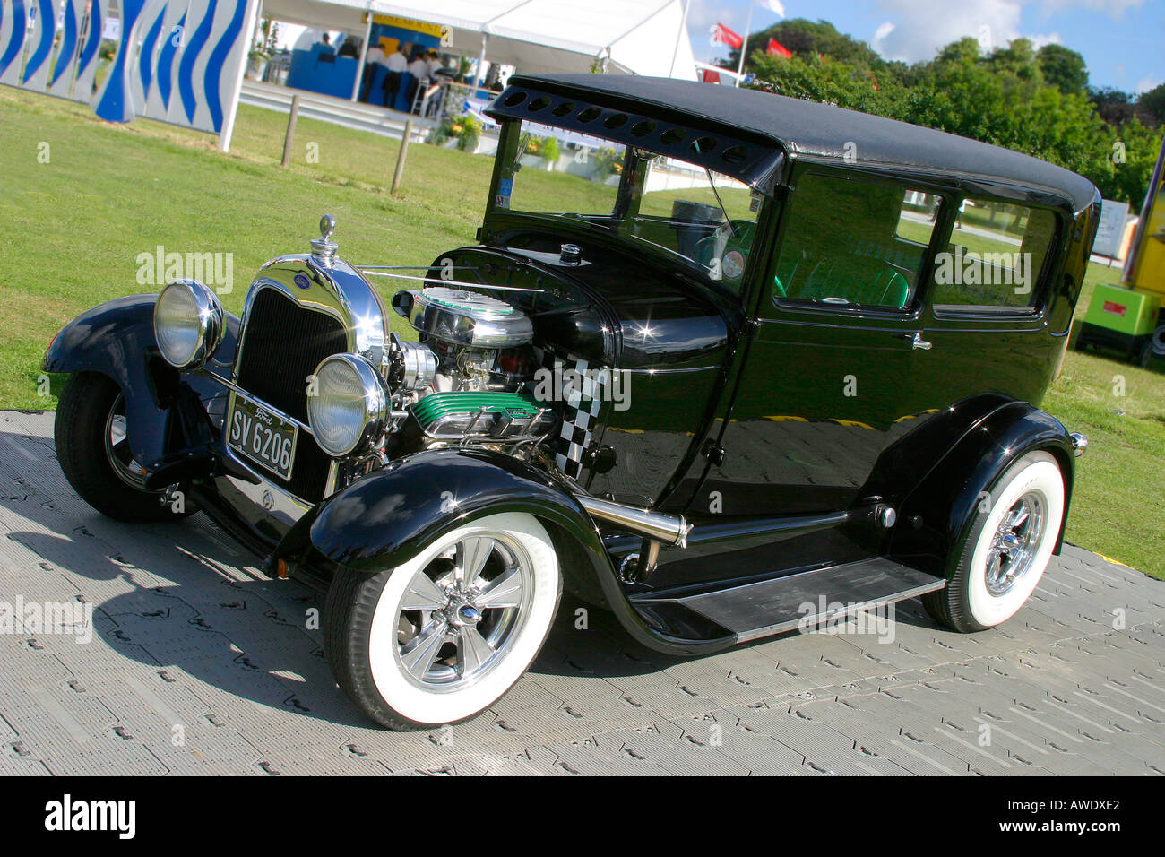 1928 Ford Model A Tudor at Goodwood Festival of Speed, Sussex, UK Stock ...