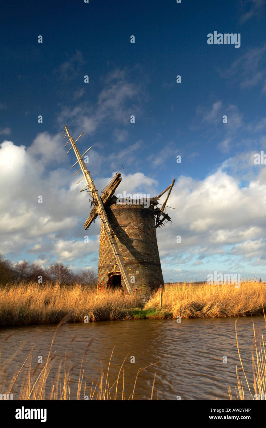 The remains of Brograve Drainage Mill / Windmill on the Horsey Estate ...