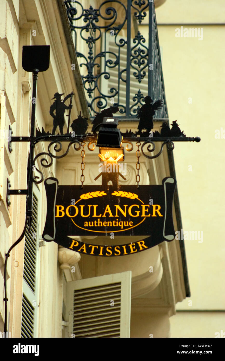 Bakers Shop Sign Stock Photo - Alamy