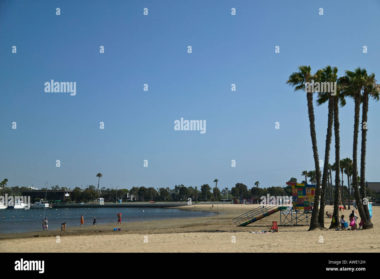 Mothers Beach Marina del Rey, California, USA Stock Photo - Alamy