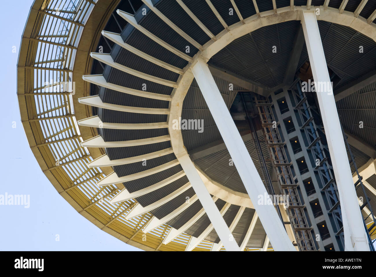 architectural detail of Space Needle Stock Photo - Alamy