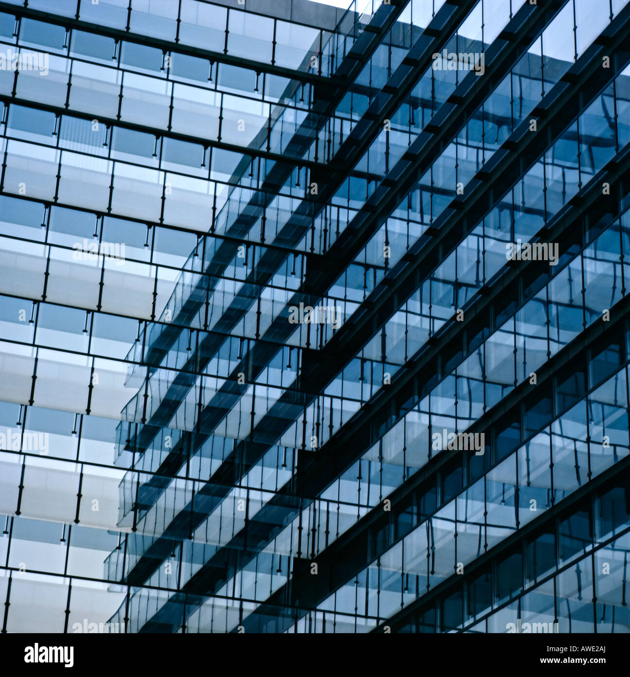 Modern Architecture Business Center Office Glass Windows Facade Stock ...