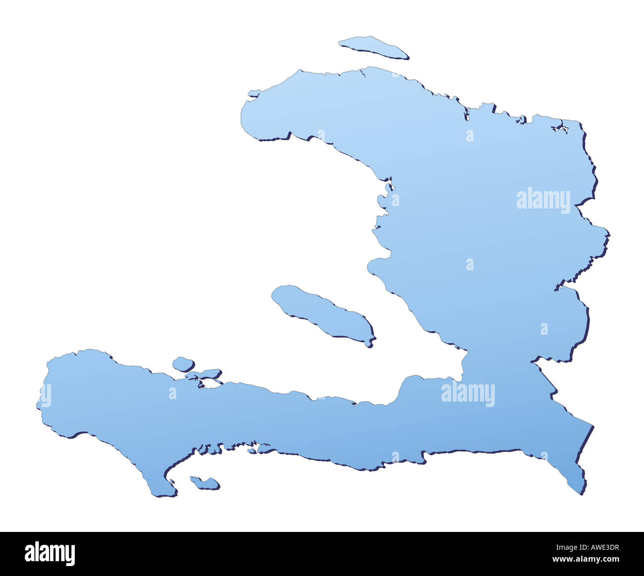 Haiti map hi-res stock photography and images - Alamy