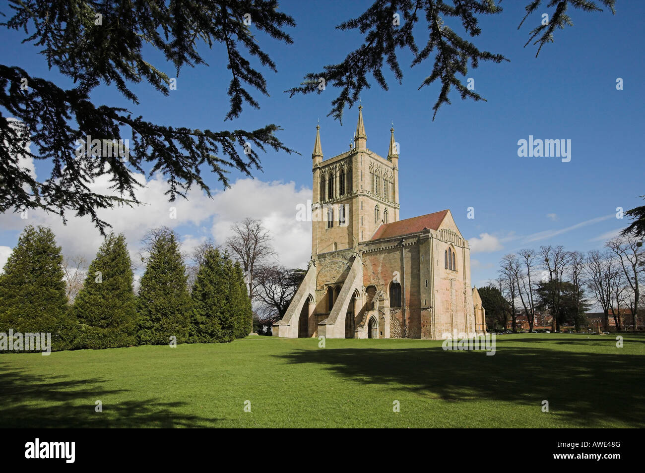 Pershore Abbey, Worcestershire Stock Photo - Alamy