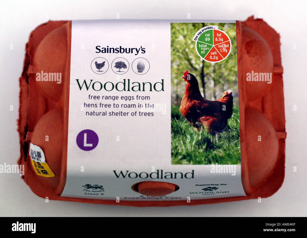 Sainsburys woodland free range eggs hi-res stock photography and images ...
