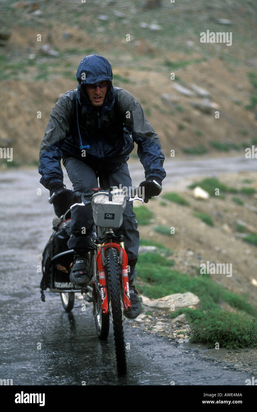 Bike touring in Ladakh, India Stock Photo - Alamy