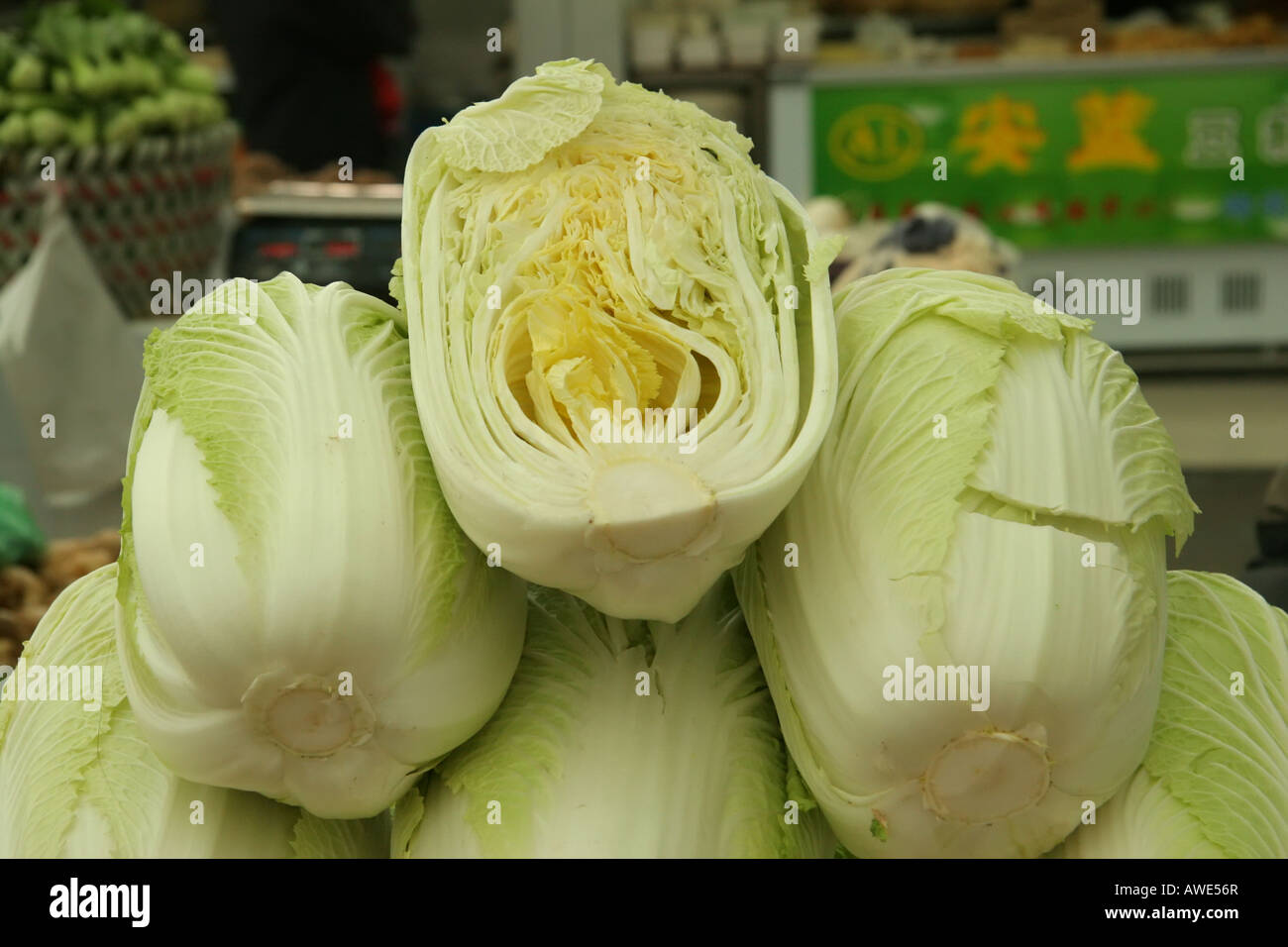 Bok choy market hi-res stock photography and images - Alamy