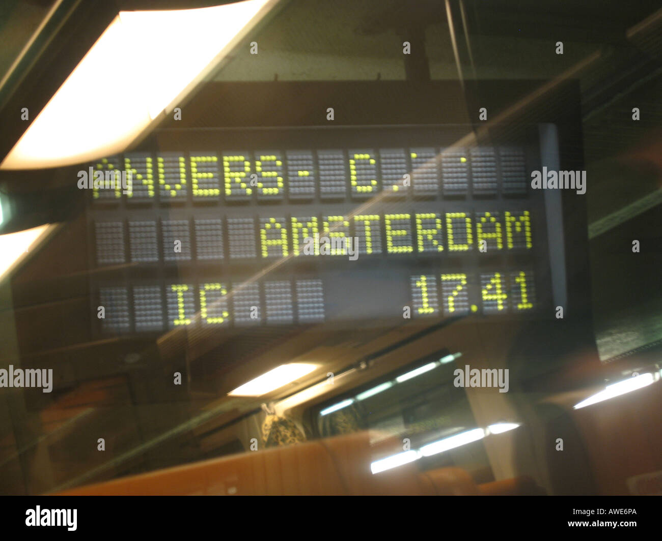 Train station sign Stock Photo - Alamy