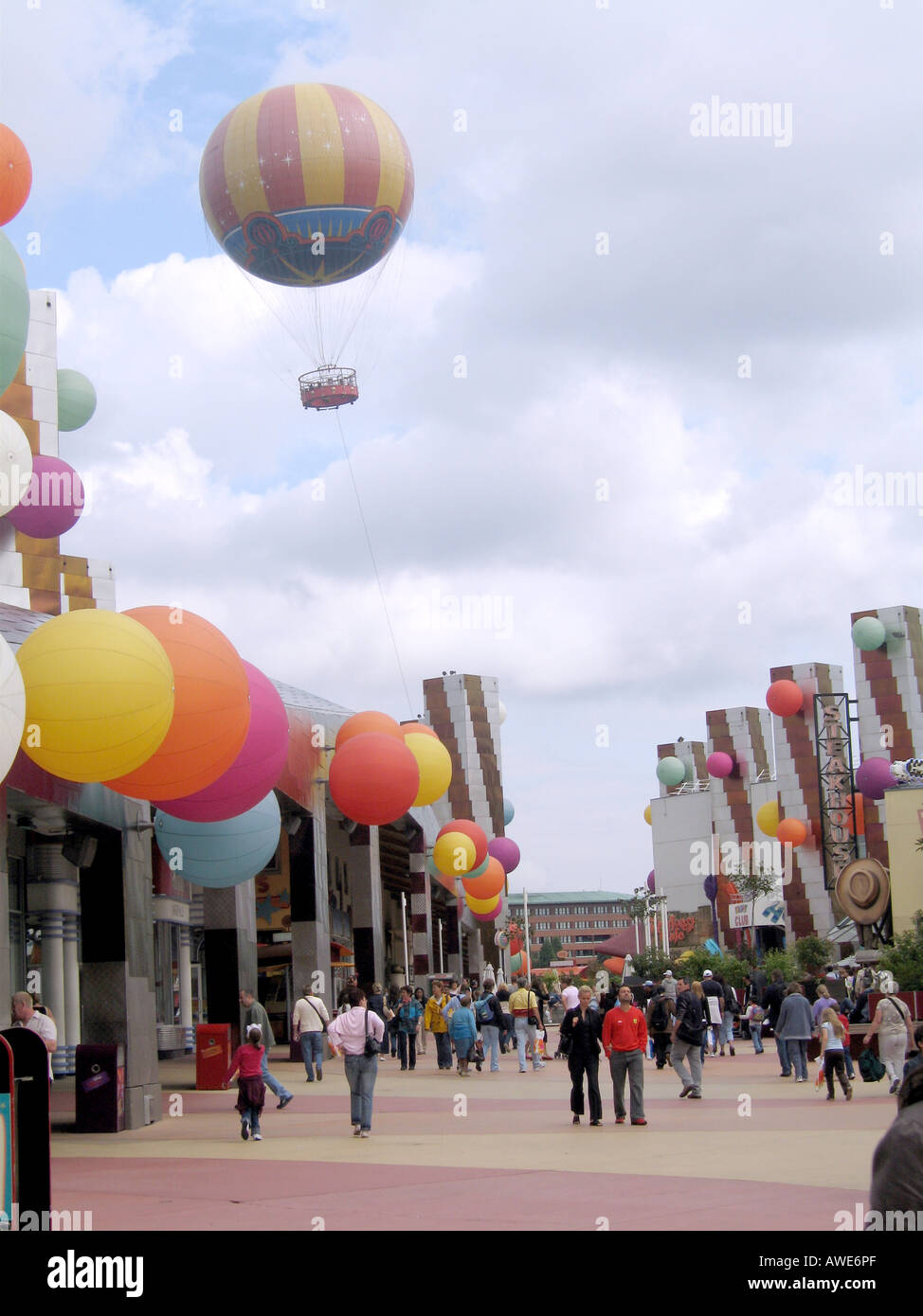 Euro Disney Paris Disney Village Stock Photo - Alamy