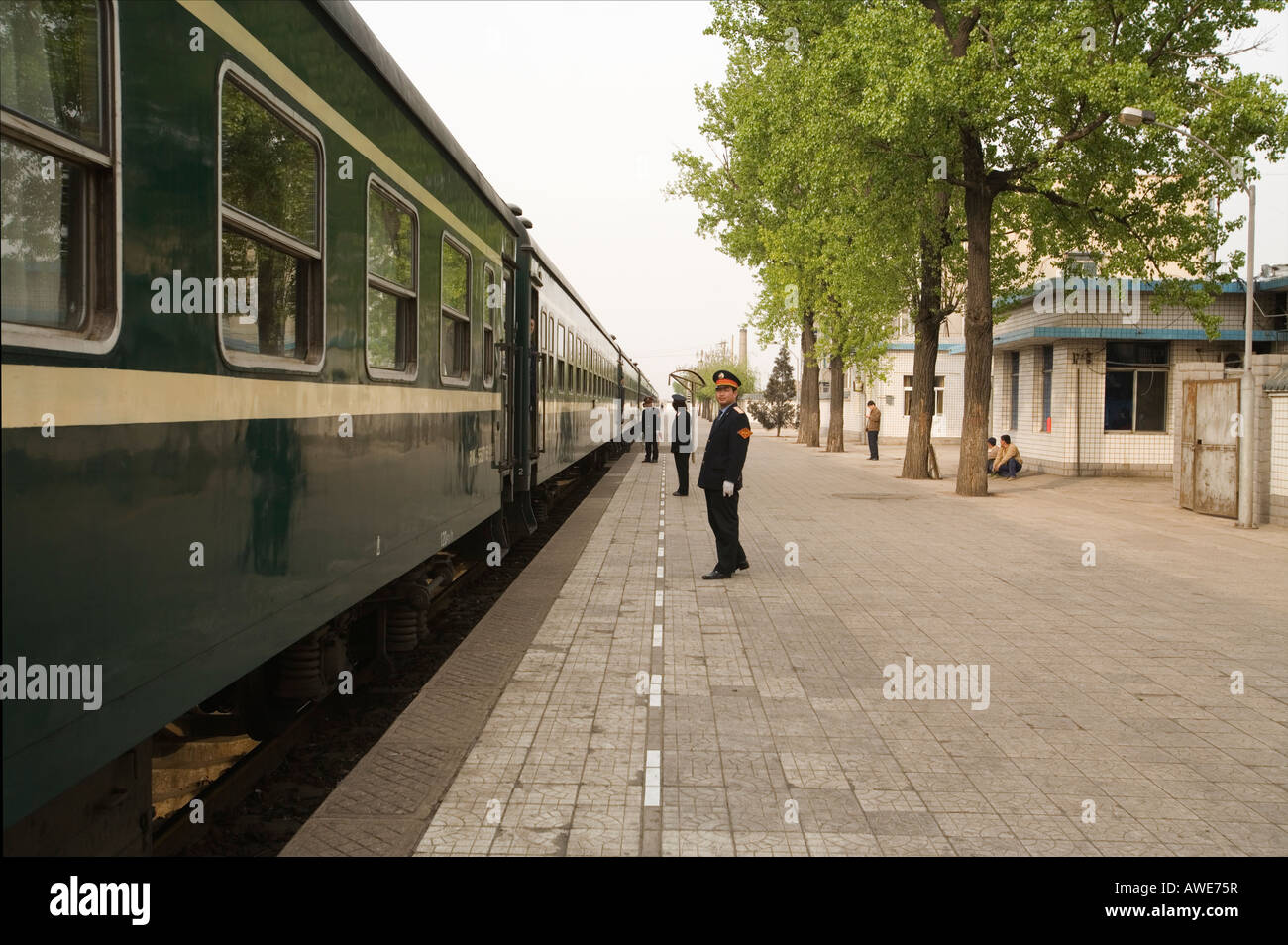 Train guards hi-res stock photography and images - Alamy