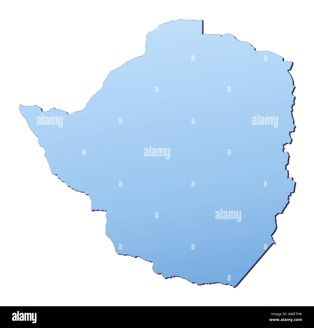 Zimbabwe map hi-res stock photography and images - Alamy